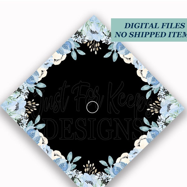 Watercolor Graduation Cap - Etsy