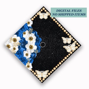 Printable Grad Cap Topper, DIY Graduation Cap Topper, Grad Cap Template ...
