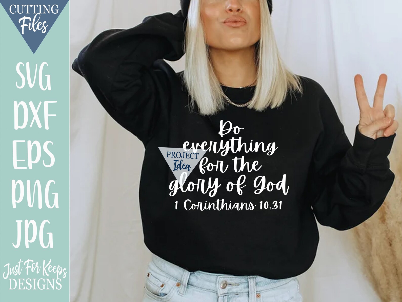 Glory of God 1 Corinthians 10:31 SVG DIY Graduation Decal - Etsy