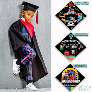 Printable Grad Cap Topper, DIY Graduation Cap Topper, Pre-k Grad ...