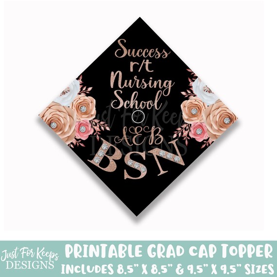 Printable Grad Cap Topper Diy Graduation Cap Success R/t | Etsy