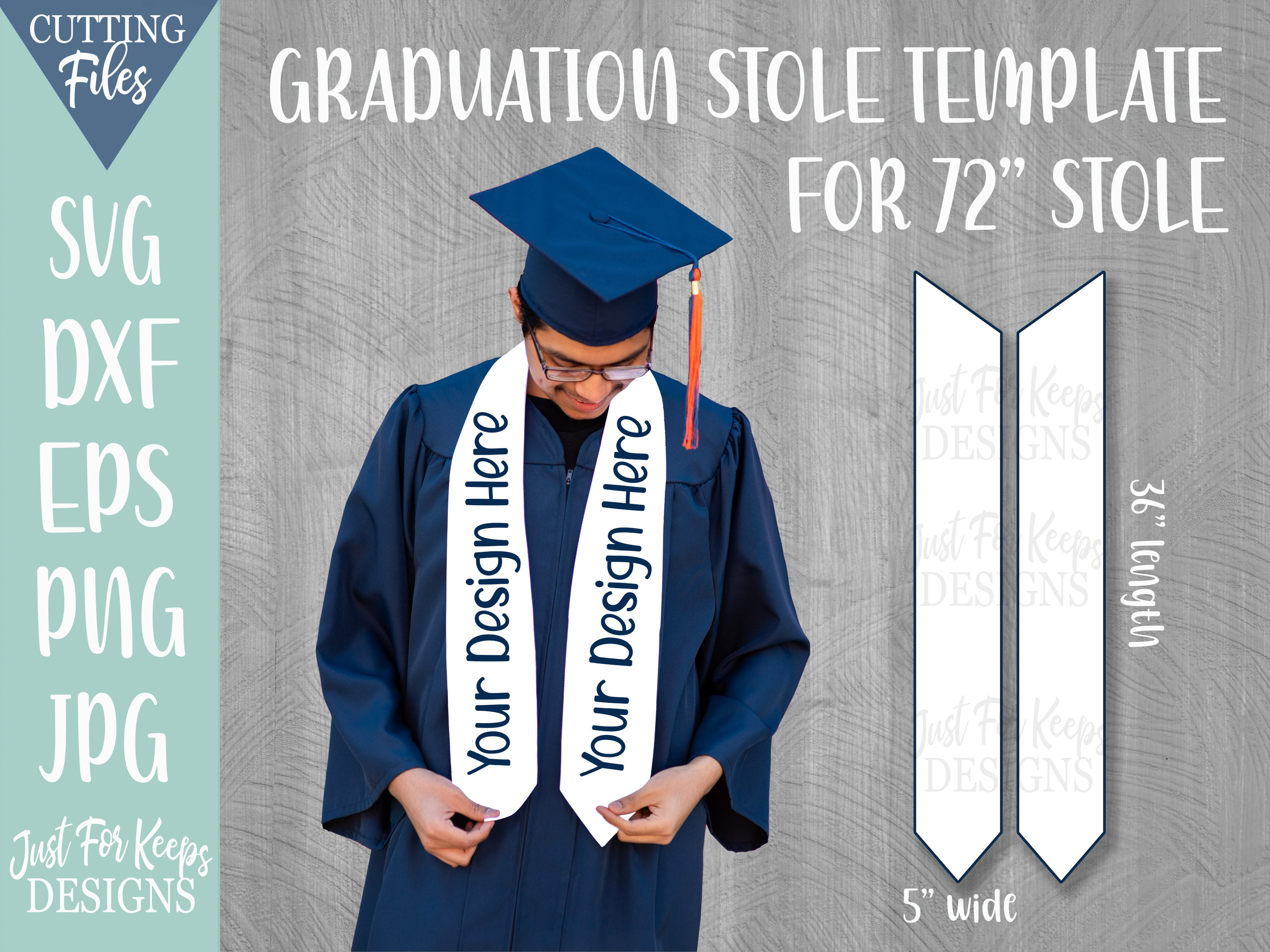 7 Blank Graduation Stole Template CloretteManraj