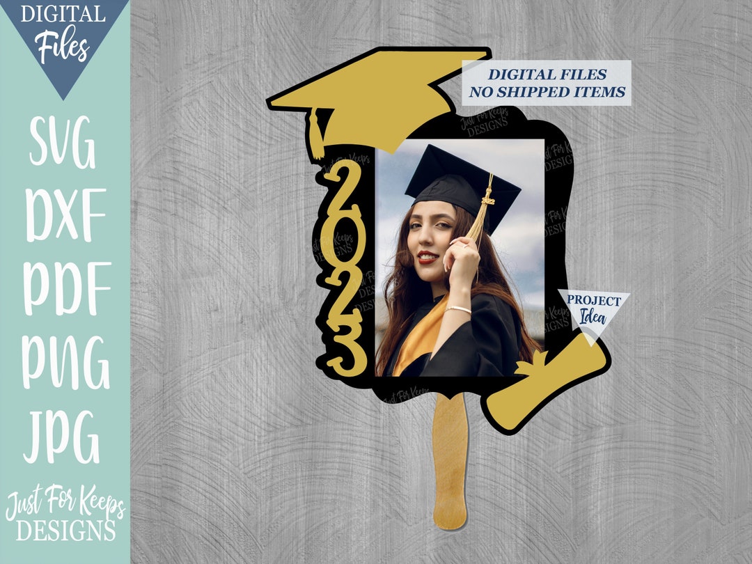 Graduation Fan SVG Graduation Centerpiece SVG DIY Graduation - Etsy