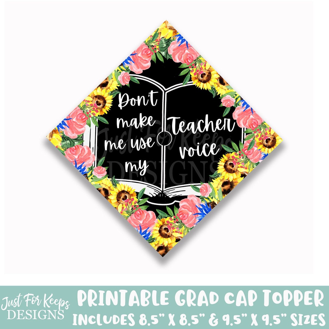 Printable Grad Cap Topper DIY Graduation Cap Topper - Etsy
