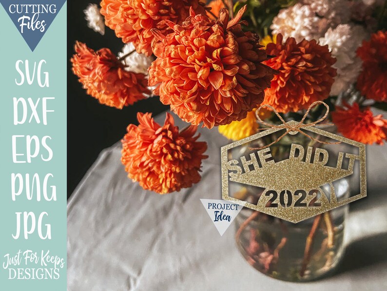 Class of 2022 Tag SVG DIY Mason Jar Tag Svg 2022 SVG - Etsy