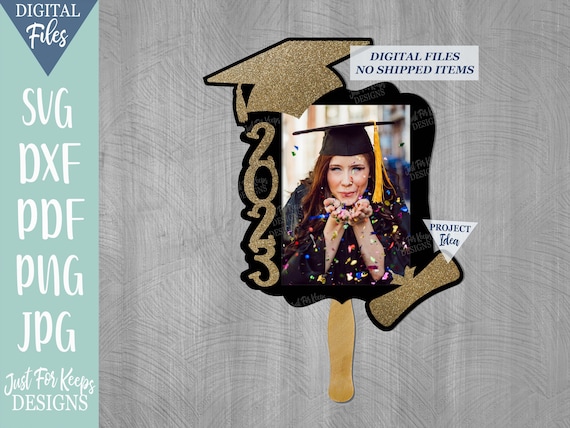 Graduation Fan SVG Graduation Centerpiece SVG DIY Graduation - Etsy