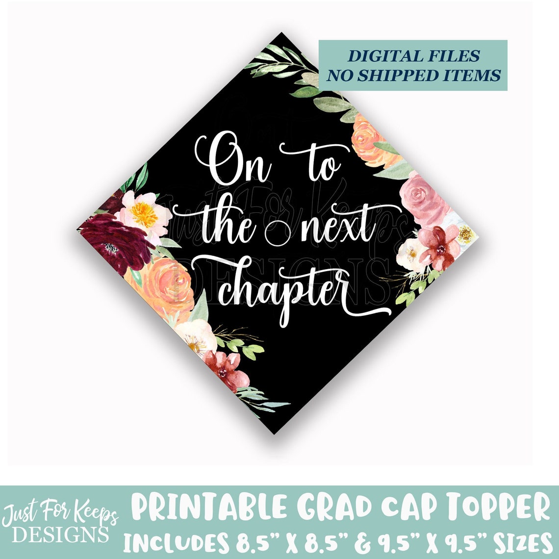 Printable Grad Cap Topper DIY Graduation Cap Topper on to - Etsy