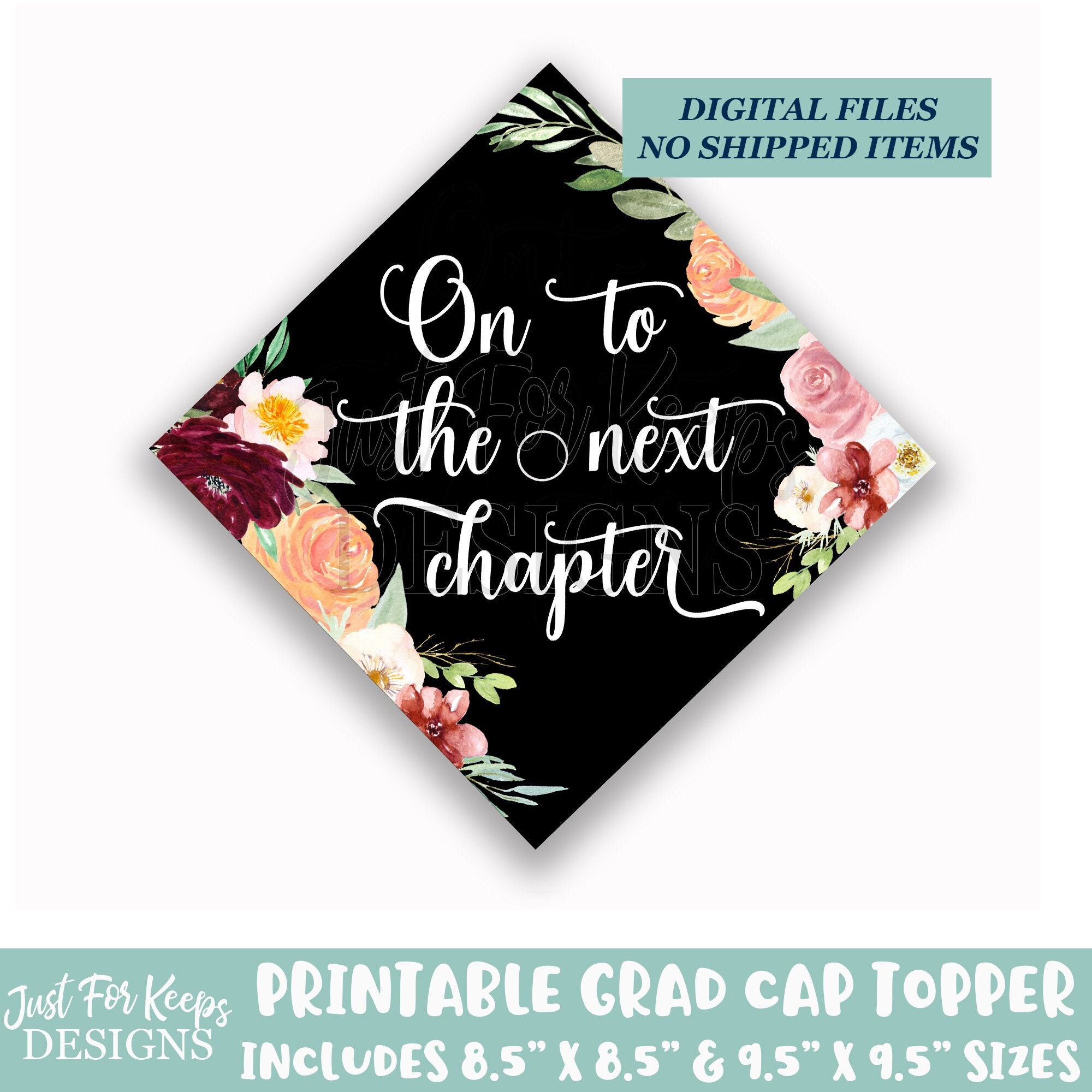 Printable Grad Cap Topper DIY Graduation Cap Topper on to - Etsy