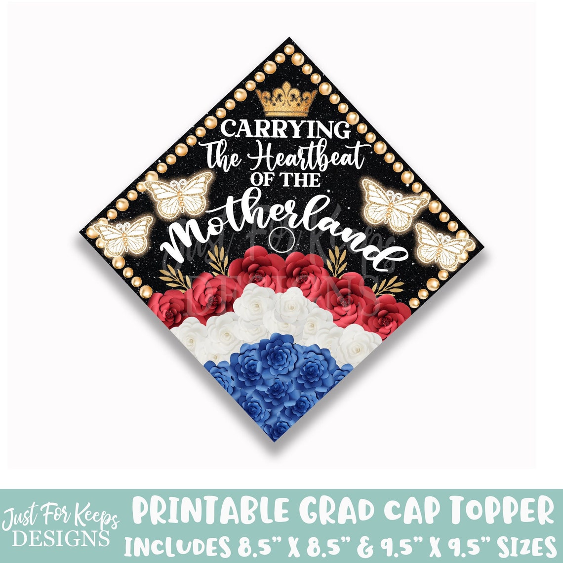 Printable Grad Cap Topper DIY Graduation Cap Topper Puerto - Etsy