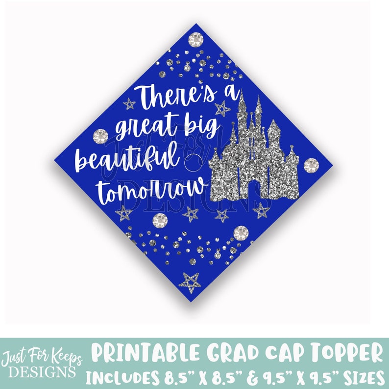 Printable Grad Cap Topper DIY Graduation Cap Topper Theres | Etsy