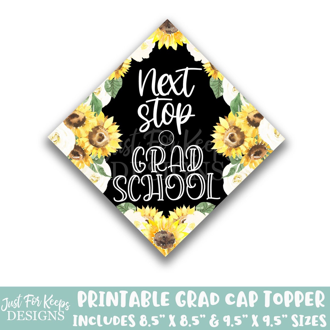 Printable Grad Cap Topper DIY Graduation Cap Topper Next - Etsy
