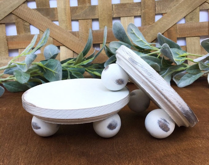 Mini Riser, Rustic Wood Mini Stand, Set of 2 Mini Risers, Mug Riser ...