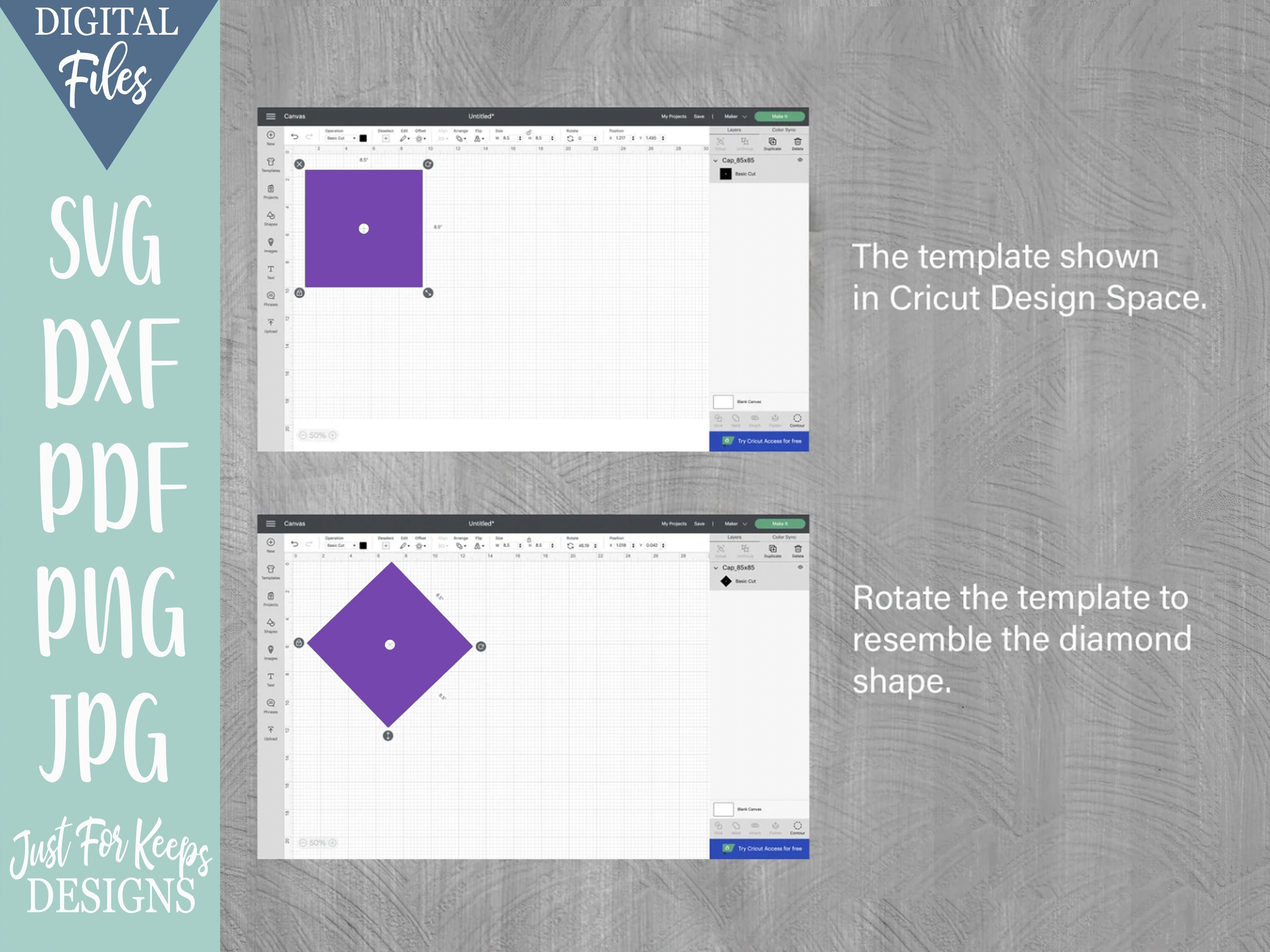 Purple Grad Cap Template, Graduation Cap SVG, DIY Graduation Cap ...