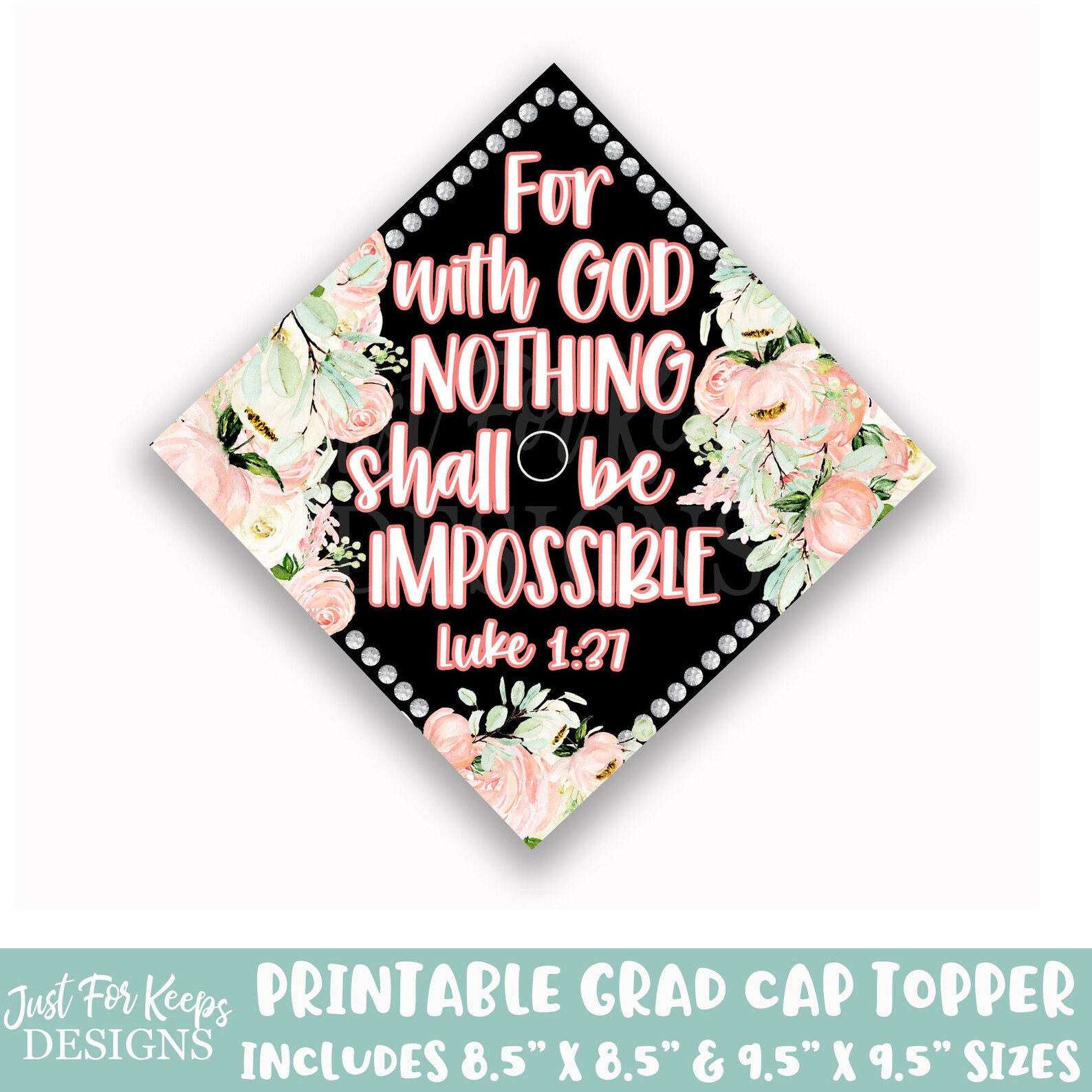 Printable Grad Cap Topper DIY Graduation Cap Topper for With - Etsy