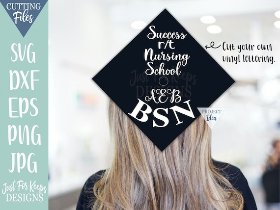 Nursing Grad SVG Diy Graduation Decal Gad Cap Svg Svg - Etsy