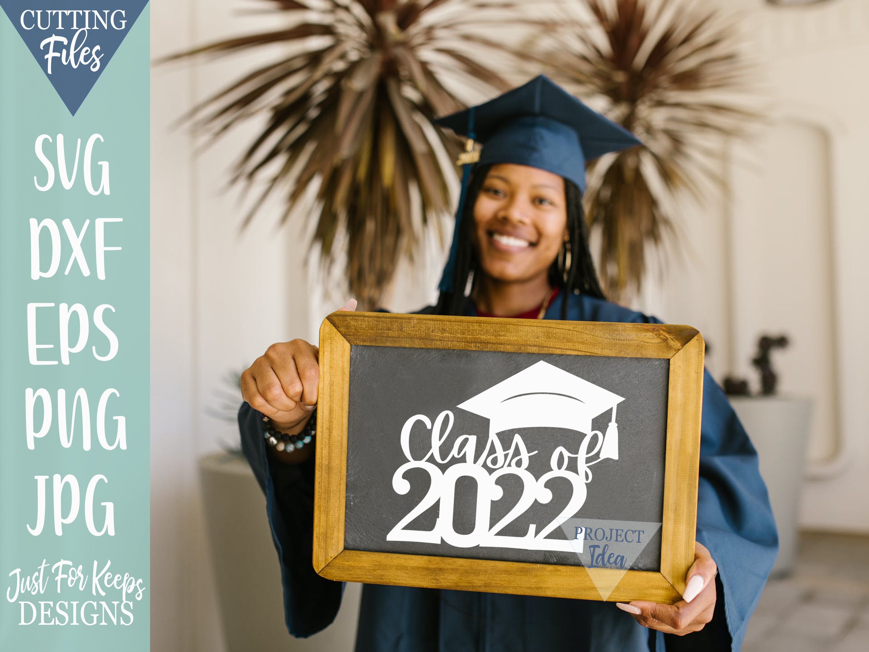 Class of 2022 Cake Topper SVG DIY Graduation Cake Topper - Etsy