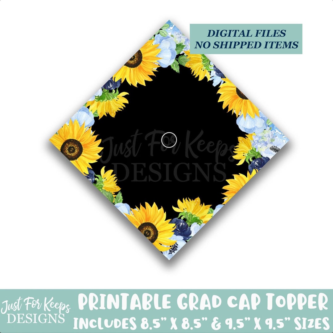 Printable Grad Cap Topper, DIY Graduation Cap Topper, Diy Grad Cap ...