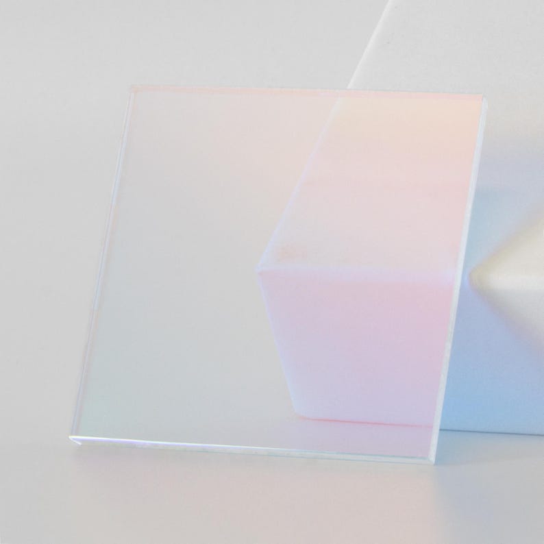 Irridescent Acrylic Sheet, 12" X 19", Plexiglass, Glowforge Material ...