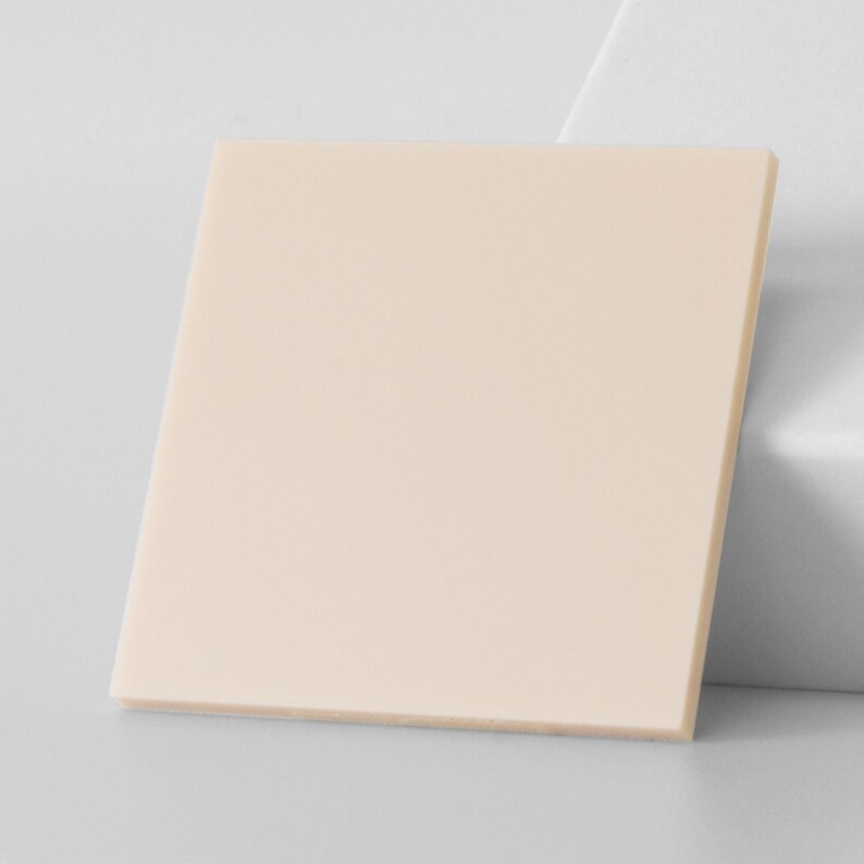 Bone Cast Acrylic Sheet, 12" X 19", Plexiglass, Glowforge Material ...