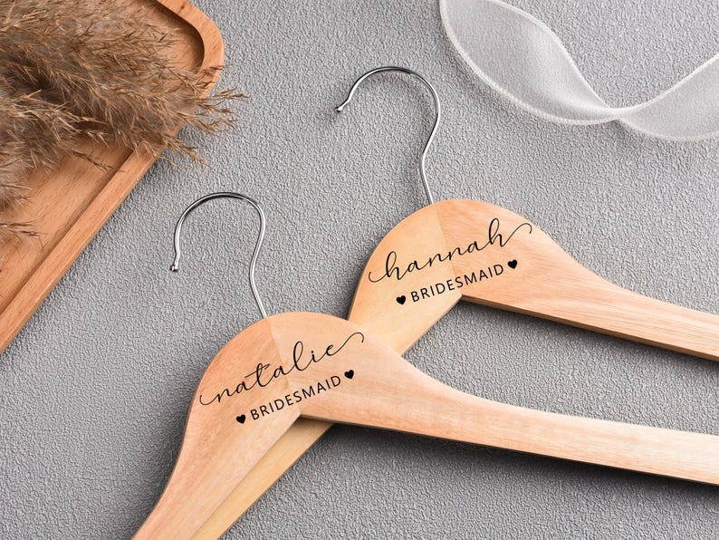Custom Bride Hangers,wedding Dress Hangers,personalized Wooden ...