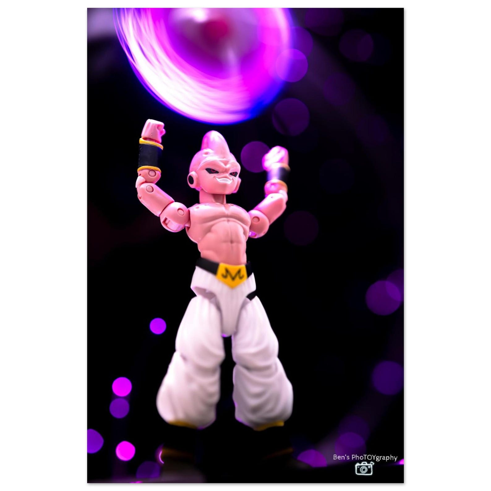 Majin Buu Dragon Ball Z – Poster Photo Light Painting ...