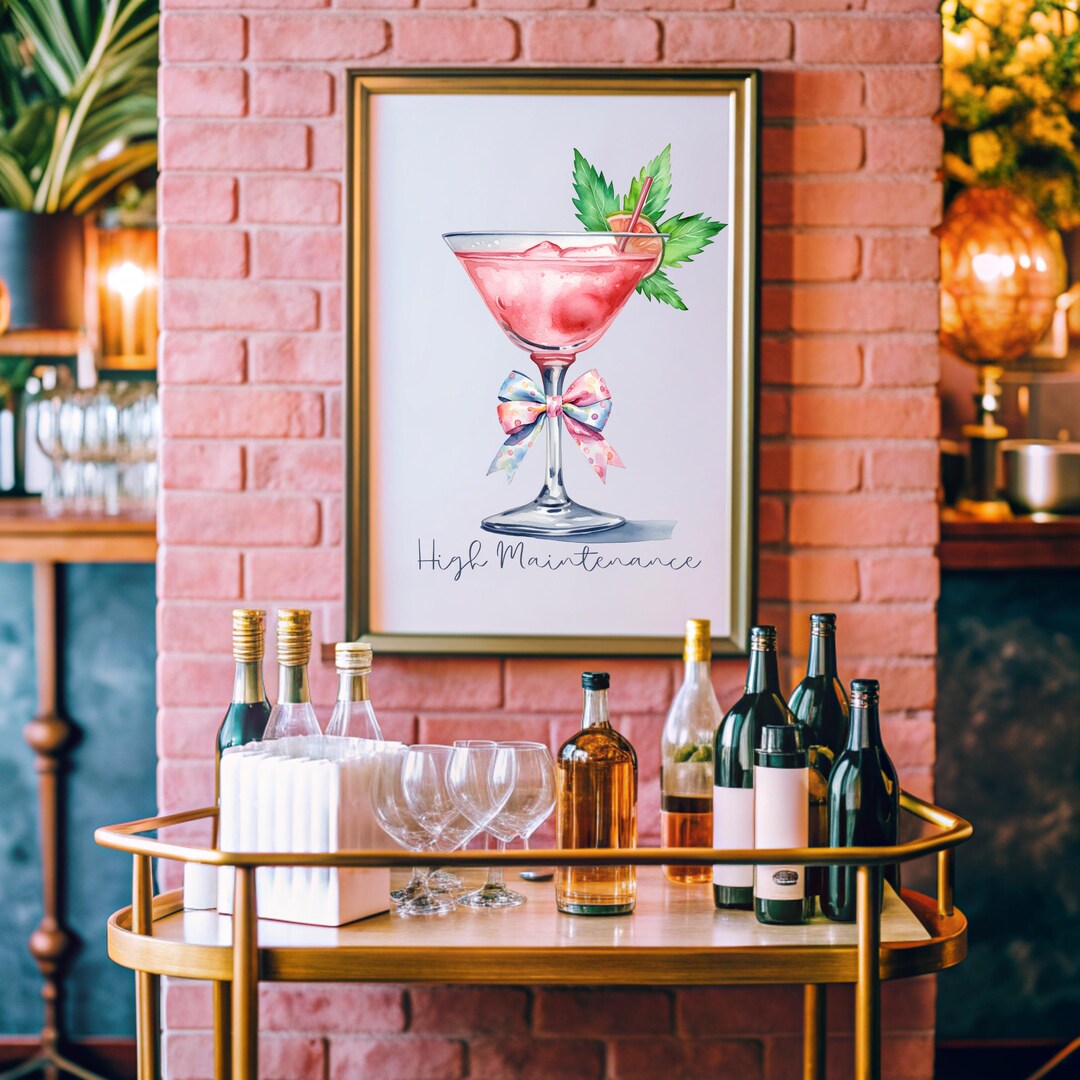 High Maintenance Png, Martini Png, Coquette Png, 420, Weed Sublimation ...