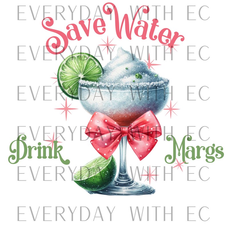 Save Water Drink Margs PNG Margarita Png Solid and Distressed Cinco De ...