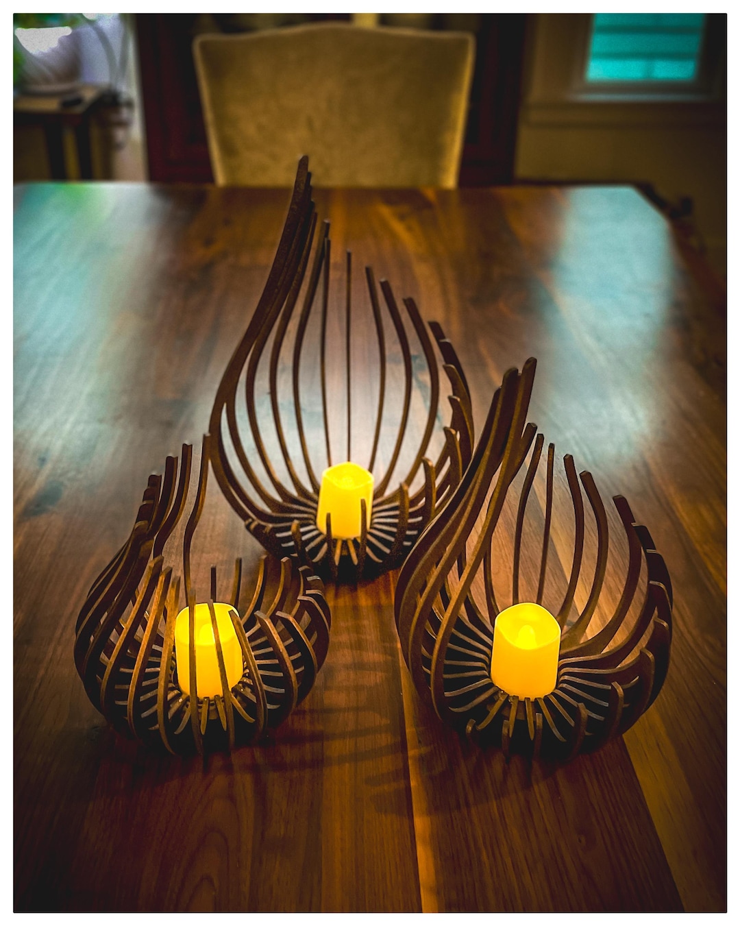 Ember Flame Centerpiece (small Only) - Rustic Home, Wedding, and Event ...