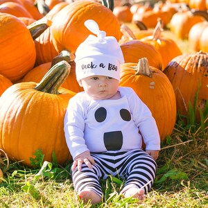 Baby Boy Ghost Costume. Newborn Boy Halloween Costume. Peek a Boo ...