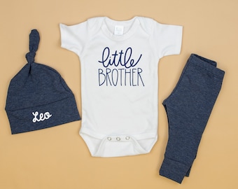 Little Brother Bodysuit SCRIPT Light GRAY | Etsy