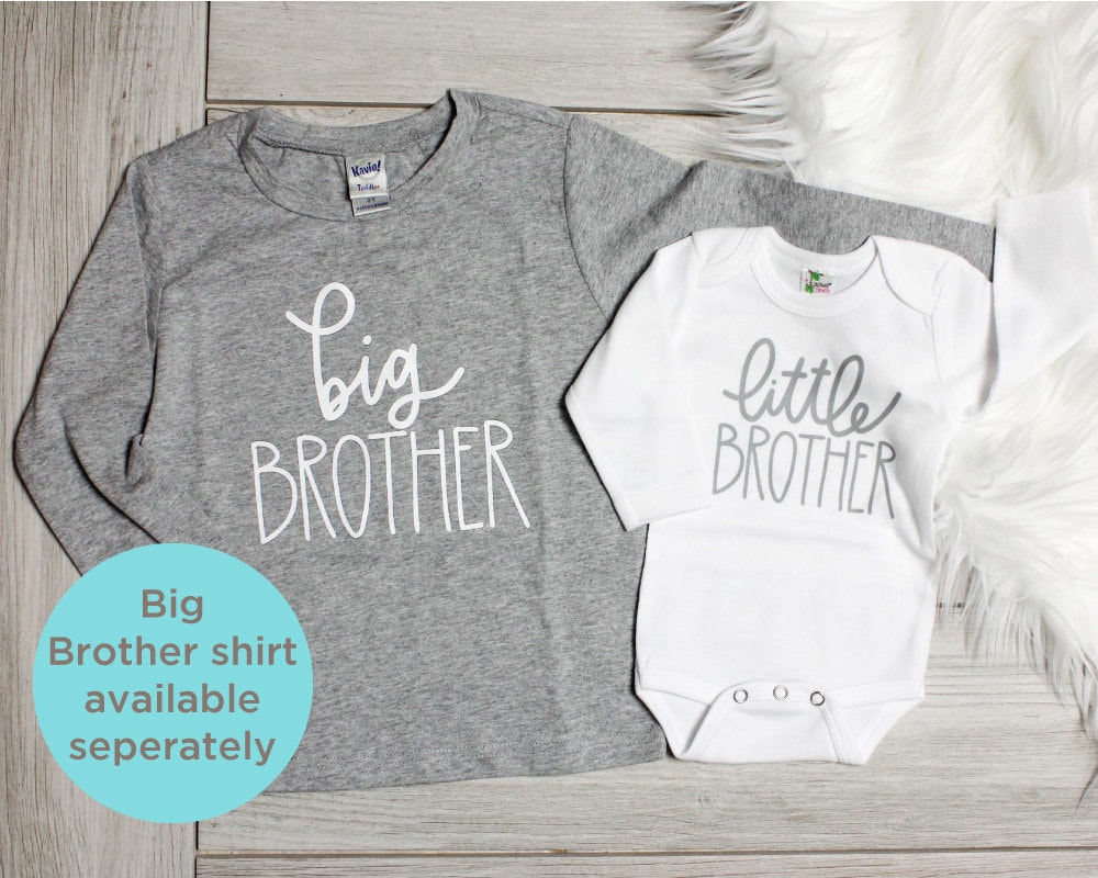 Little Brother Coming Home Outfit Personalized, Baby Boy , Little ...
