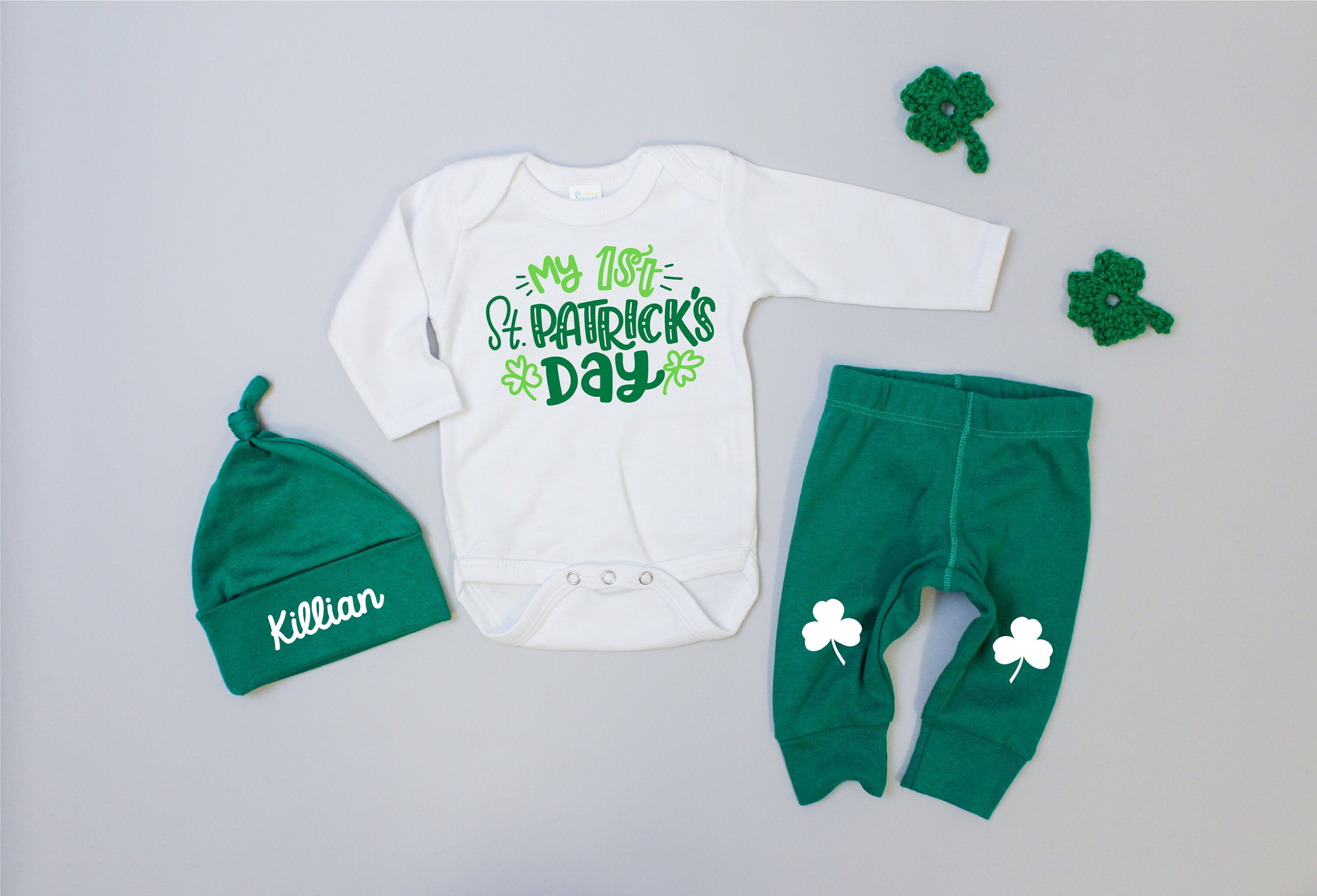 Newborn Boy 1st St. Patrick's Day Outfit. Coming Home | Etsy