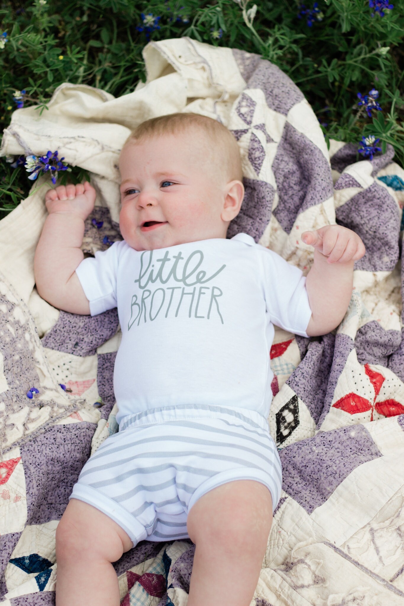 Little Brother Coming Home Outfit Personalized, Baby Boy , Little ...