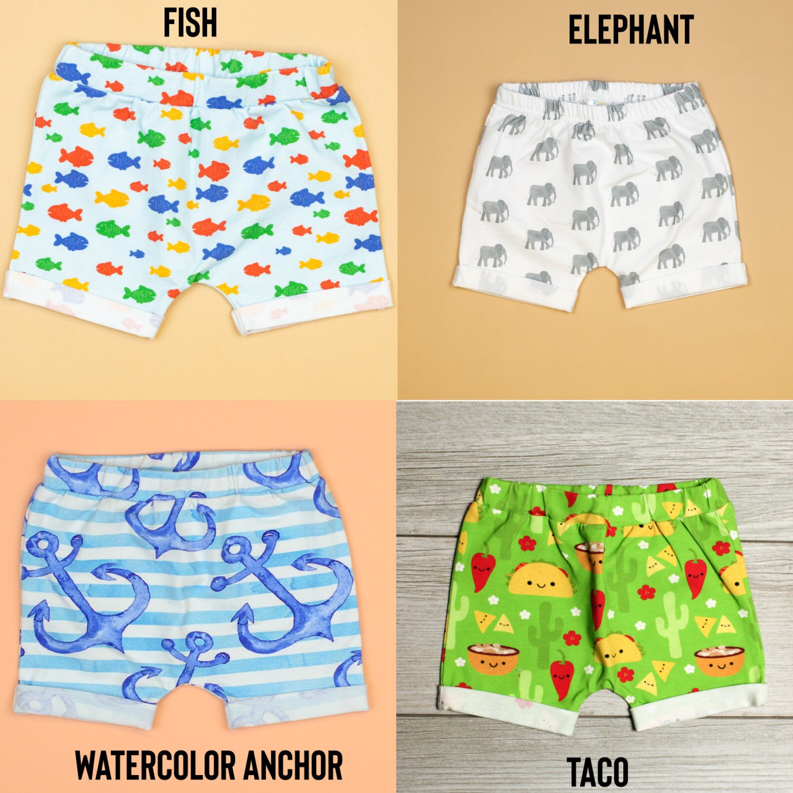 Baby Boy Shorts Toddler Boy Shorts Summer Clothes Shorties | Etsy