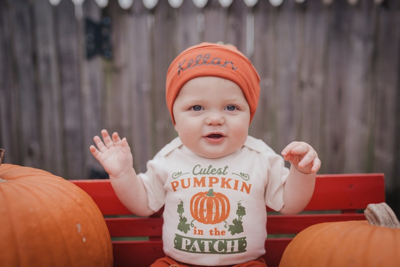 Baby Boy Fall Clothes. Newborn Boy Cutest Pumpkin in the - Etsy