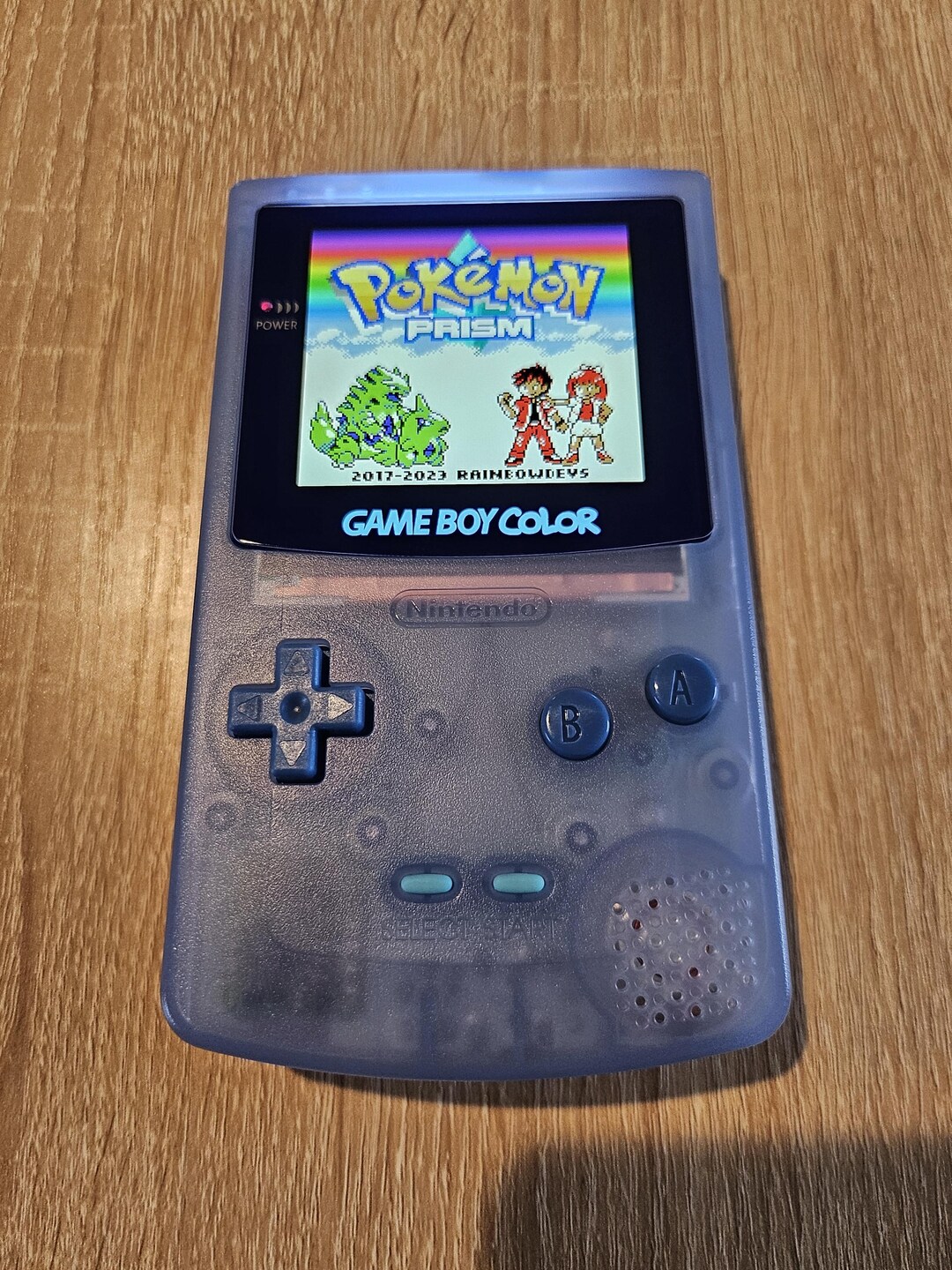 Glow in the Dark Blue Gameboy Color Modded | IPS Display | Display ...