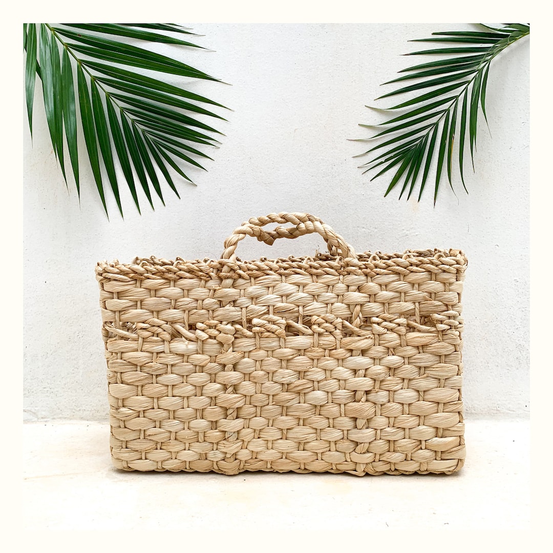 Farmer's Market Palm Baskets Medium Size, Brazilian Basket, Farm Basket ...