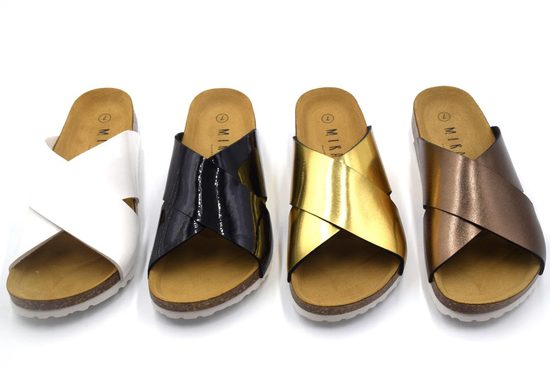 229 MIRAF Sandals, Double Strap Sandals, Sandals for Women - Etsy