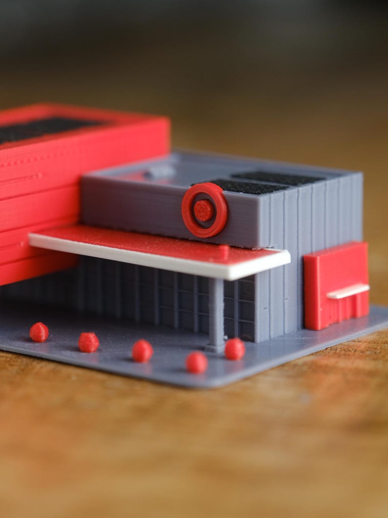 3D Printed Miniature TARGET Department Store Custom Hiyatoys ...