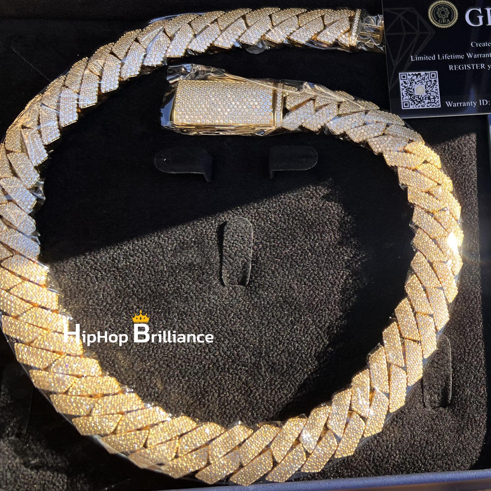 Iced Out Chain, VVS Moissanite Cuban Link Chains and Bracelets, 6-25mm ...