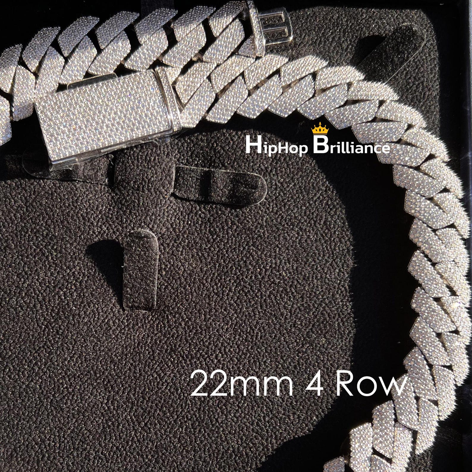 Iced Out Chain, VVS Moissanite Cuban Link Chains and Bracelets, 6-25mm ...