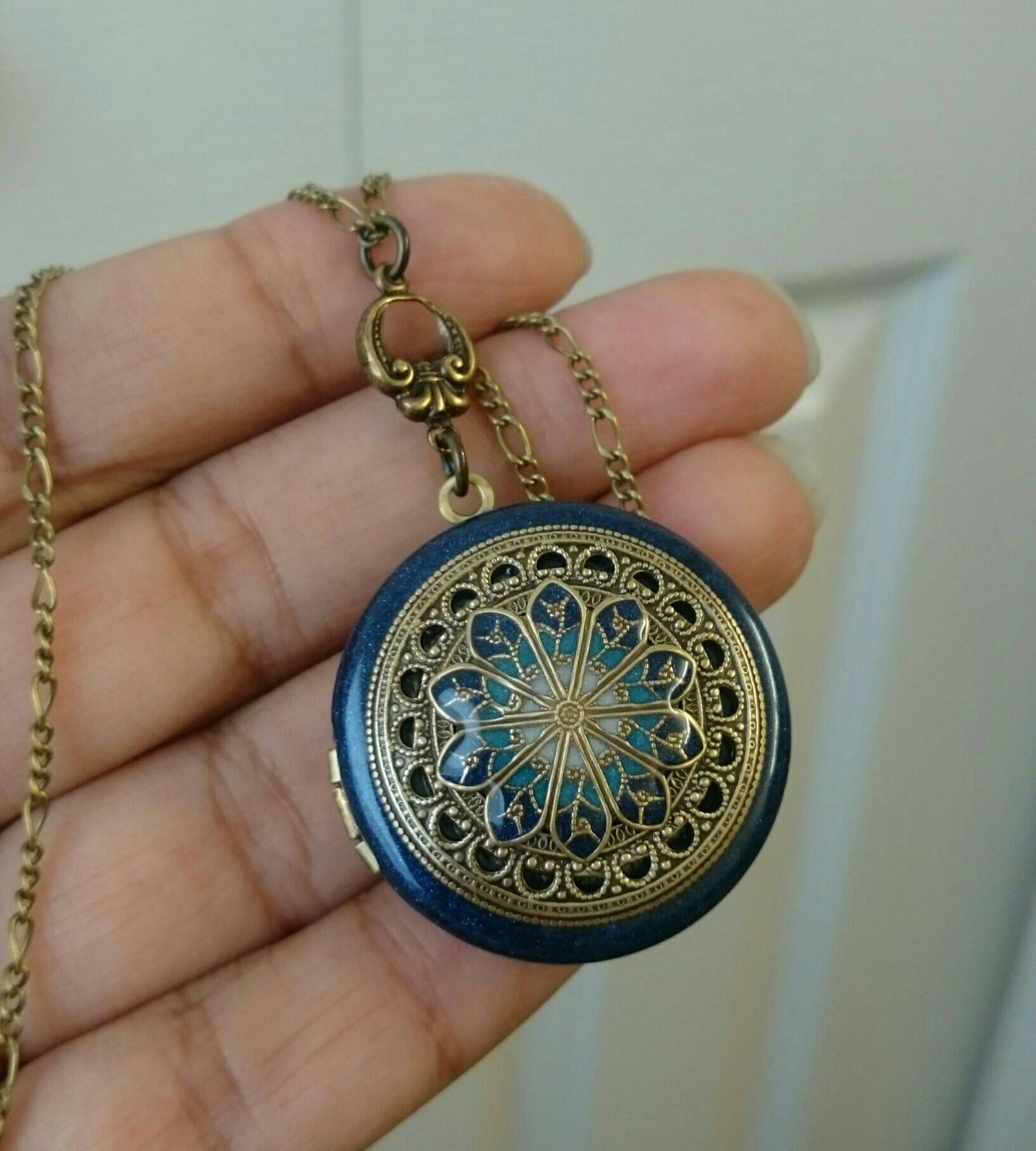 Vintage Style Ornate Locket /wedding - Etsy