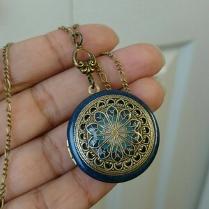 Vintage Style Ornate Locket /wedding Necklace/anniversary/bridesmaid ...