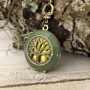 Teeny Tree of Life Locket, Vintage Style, Anniversary/wedding Gift ...