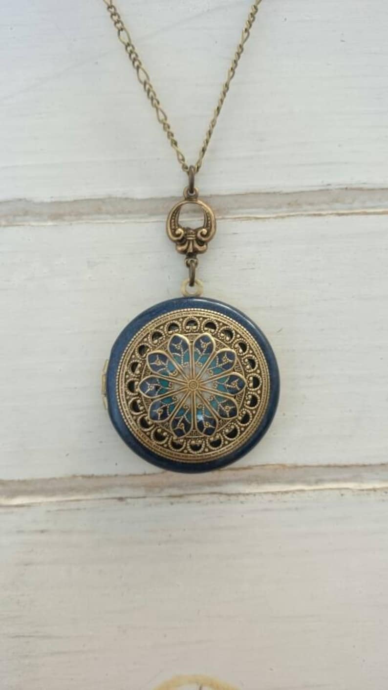 Vintage Style Ornate Locket /wedding - Etsy