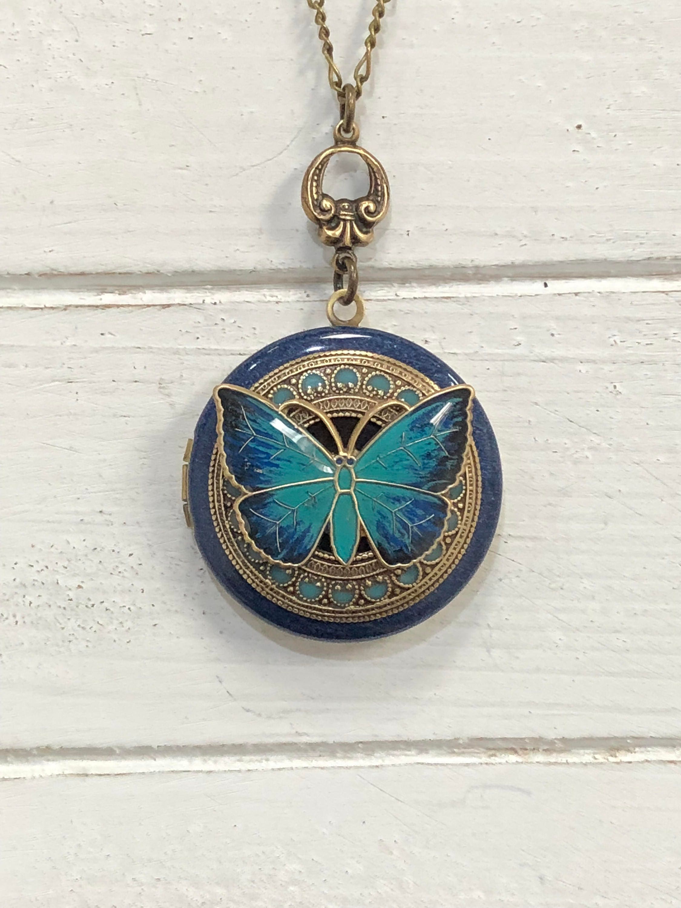 Victorian style Butterfly Locket Wedding | Etsy