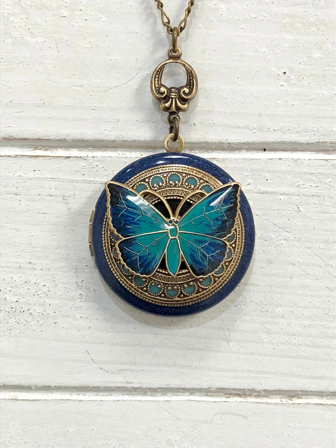 Victorian style Butterfly Locket Wedding | Etsy