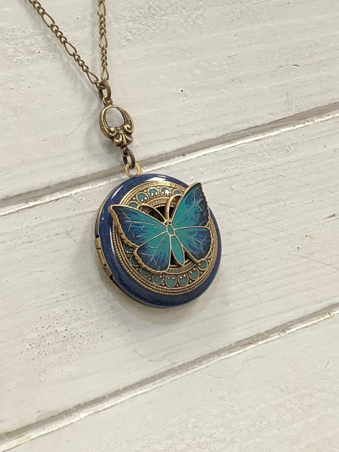 Victorian style Butterfly Locket Wedding | Etsy