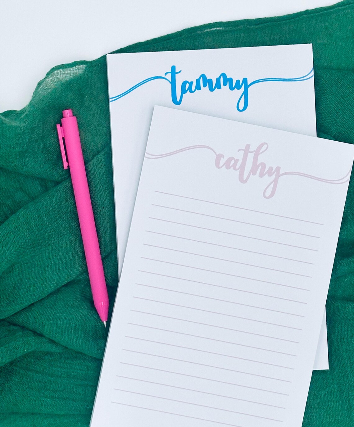 Personalized Cursive Name Notepad: A5 Tear Away To-do List - Etsy