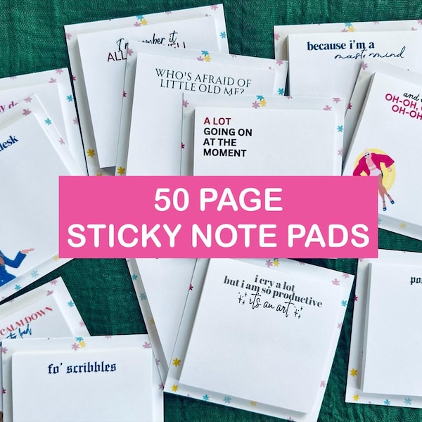Funny Sticky Notes - Etsy
